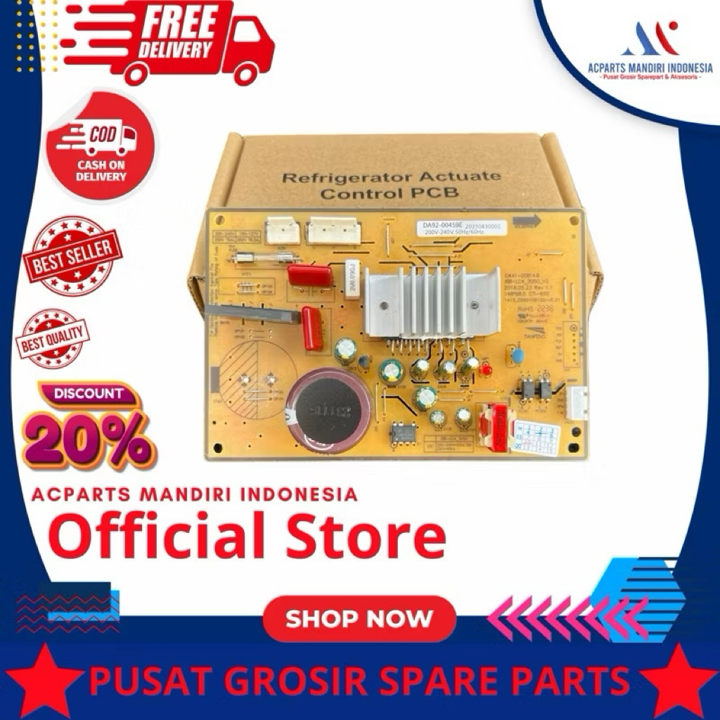 Jual SAMSUNG Inverter RT20FAR ( DC92-00459E ), Modul pcb kulkas samsung ...