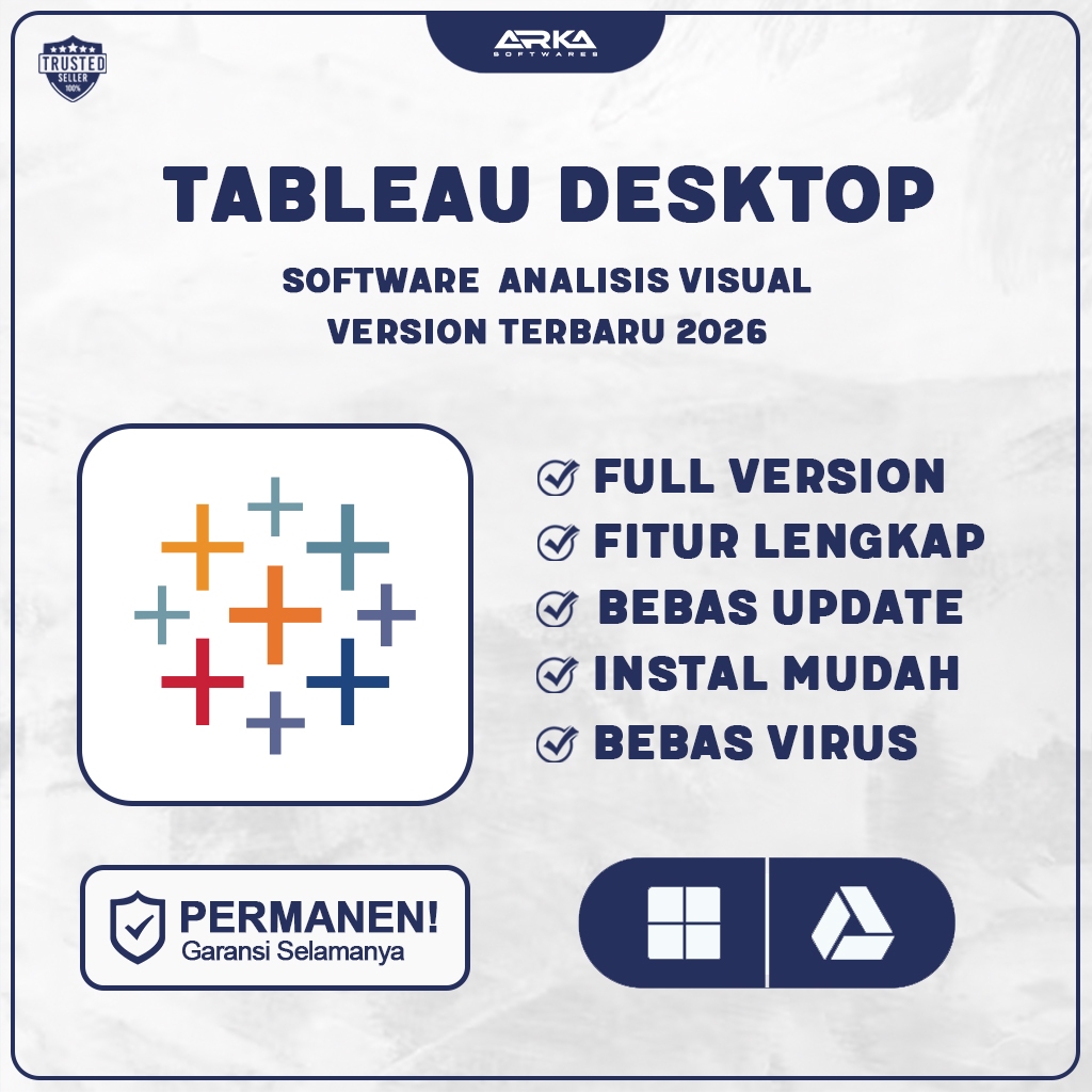 Jual Tableau Desktop Pro 2025 Full Version Original Lifetime | Software Mengolah Analisa Data ...