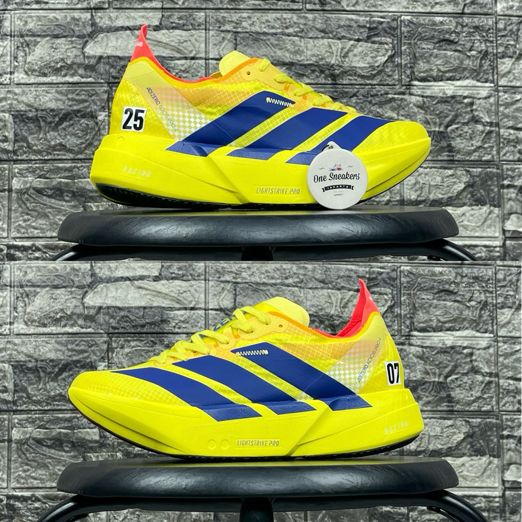 Jual ADIDAS ADIZERO ADIOS PRO 4 YELLOW NAVY | Shopee Indonesia