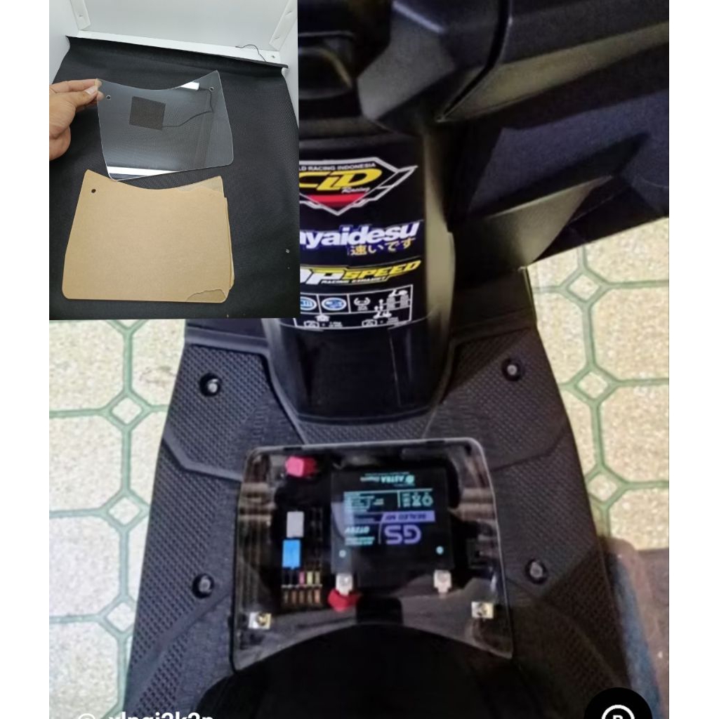 Jual cover aki Honda beat deluxe 2020-2021-2022-2023 variasi akrilik ...