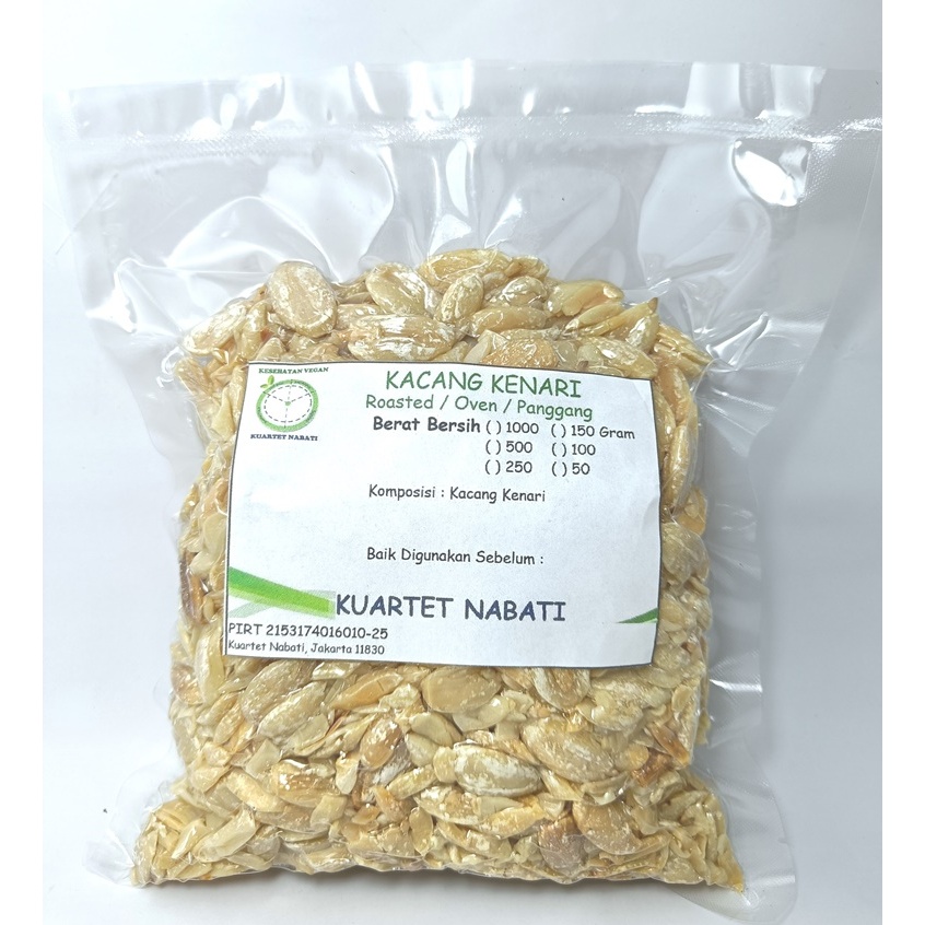 Jual 500gr Roasted Kacang Kenari Oven/ Pili Nuts VAKUM - Panggang ...