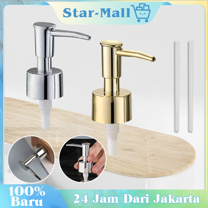 Jual Pompa Tekan Sabun Mandi / Pompa Botol Sabun Cair Universal / Pompa ...