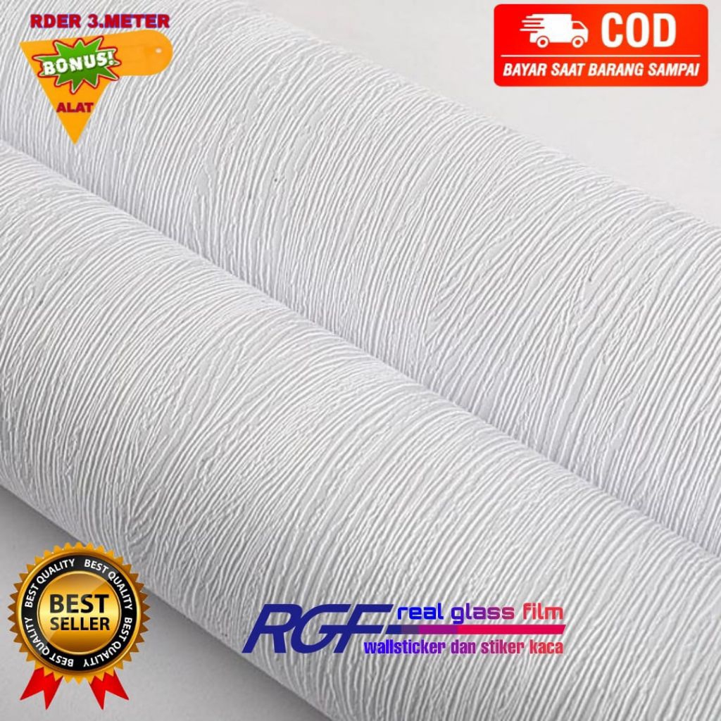 Jual HPL STIKER PVC PUTIH/WALLPAPER STIKER TRIPLEK FURNITURE LEMARI ...