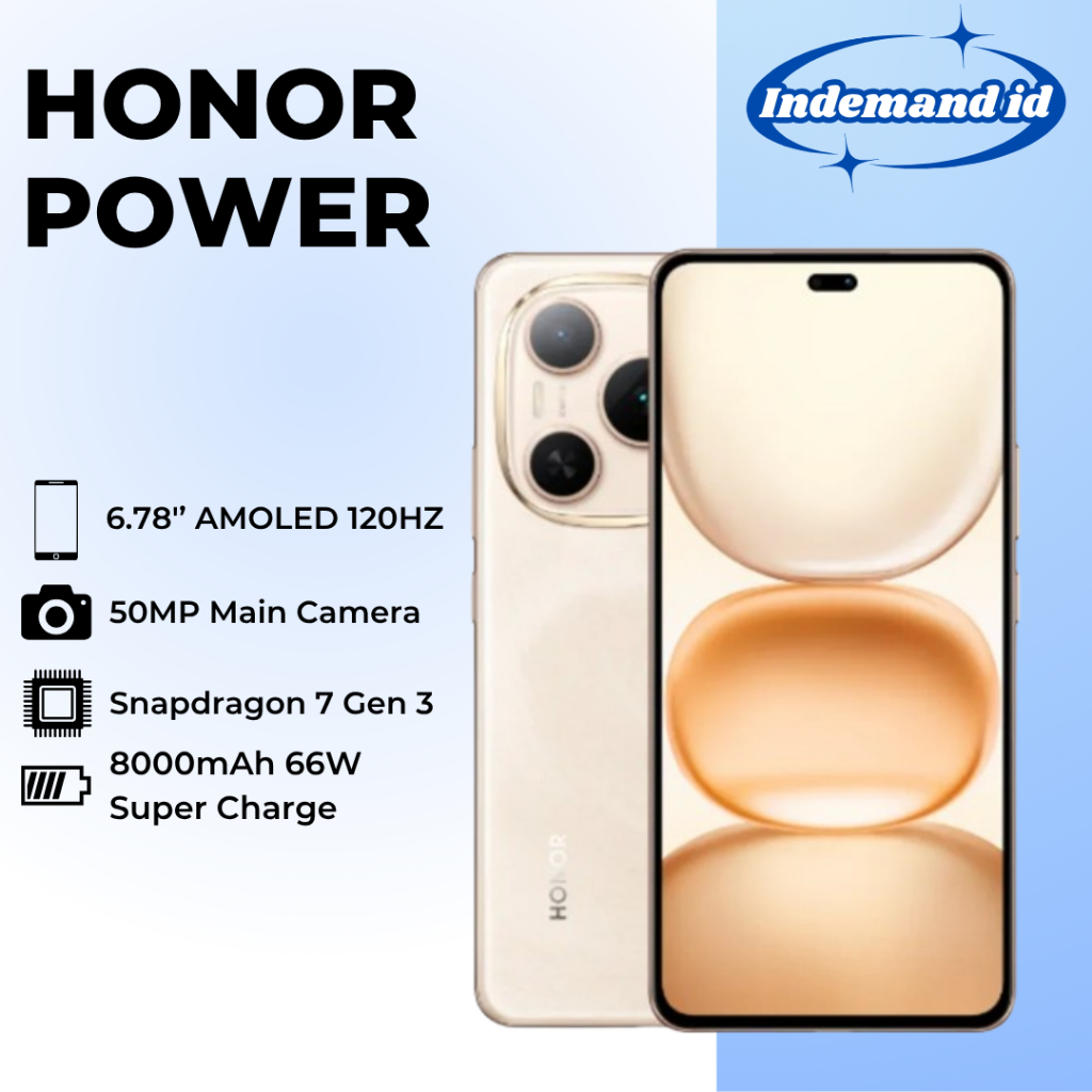 Jual Honor Power 5G Android 15 6.78'' AMOLED 120hz Display Snapdragon7 ...