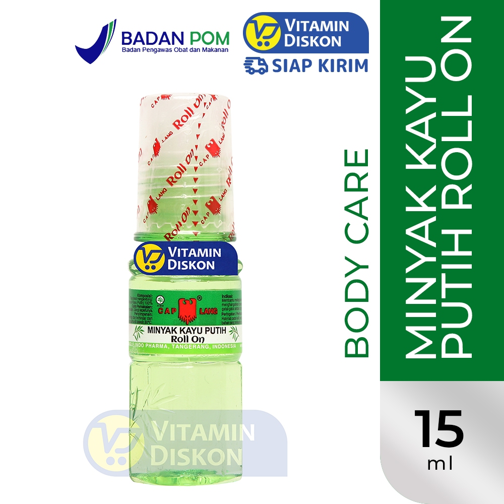 Jual CAP LANG MINYAK KAYU PUTIH ROLL ON ORIGINAL 15ML | Pereda Sakit Perut, Kembut, Mual, Dan ...