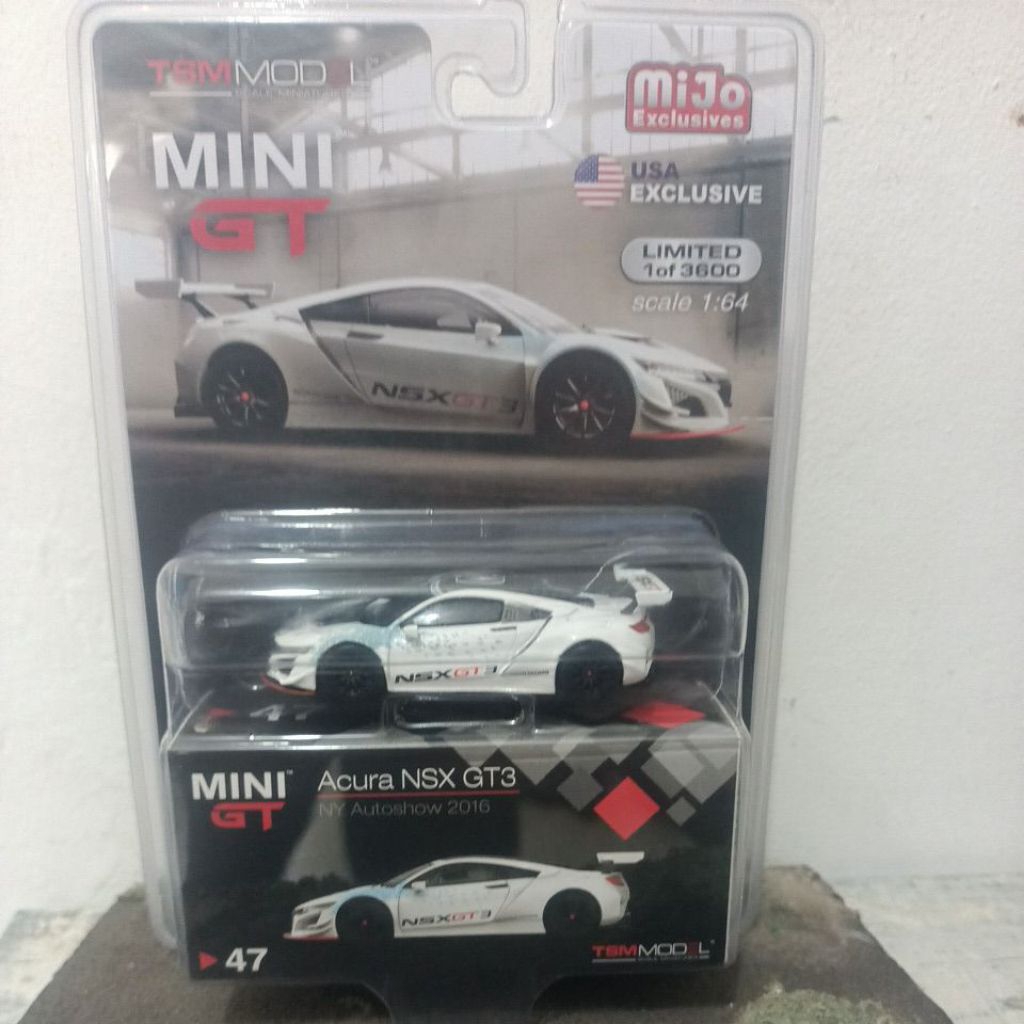 Jual Mini GT//47 Acura NSX GT3 NY Autoshow 2016 (Blister) | Shopee ...