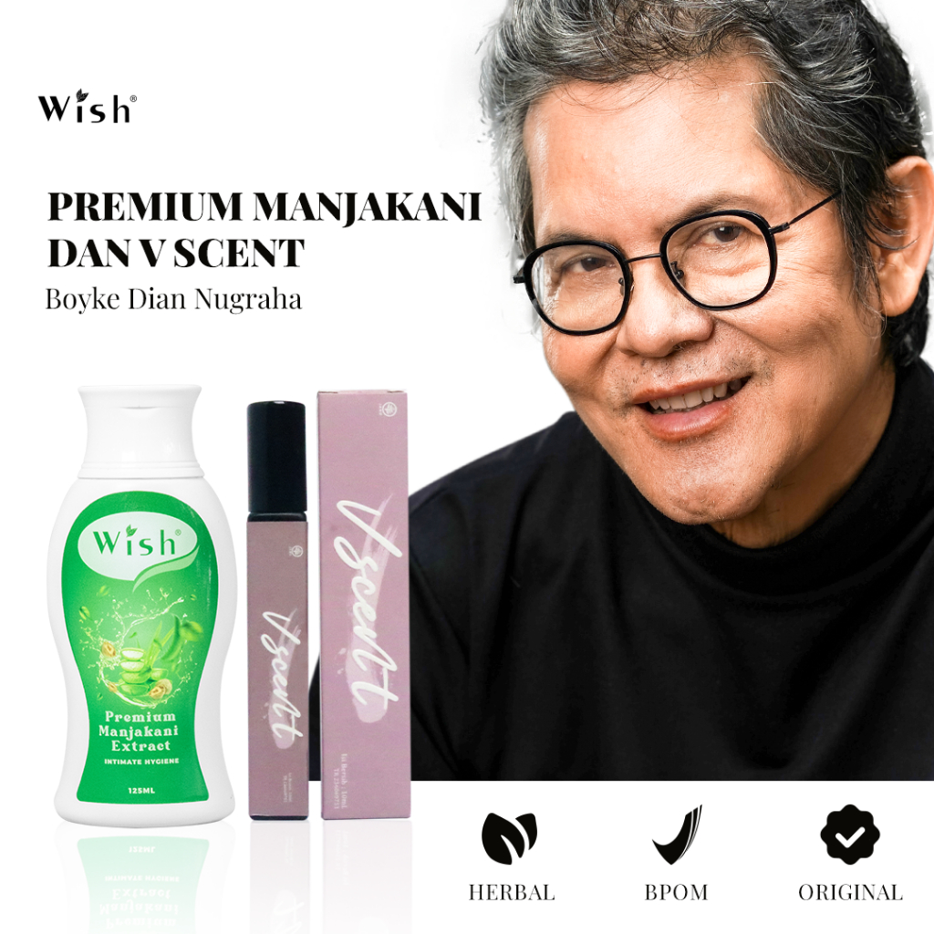 Jual Wish Paket Premium Manjakani 125ml & V Scent – Perawatan Area Kewanitaan Anti Bau ...