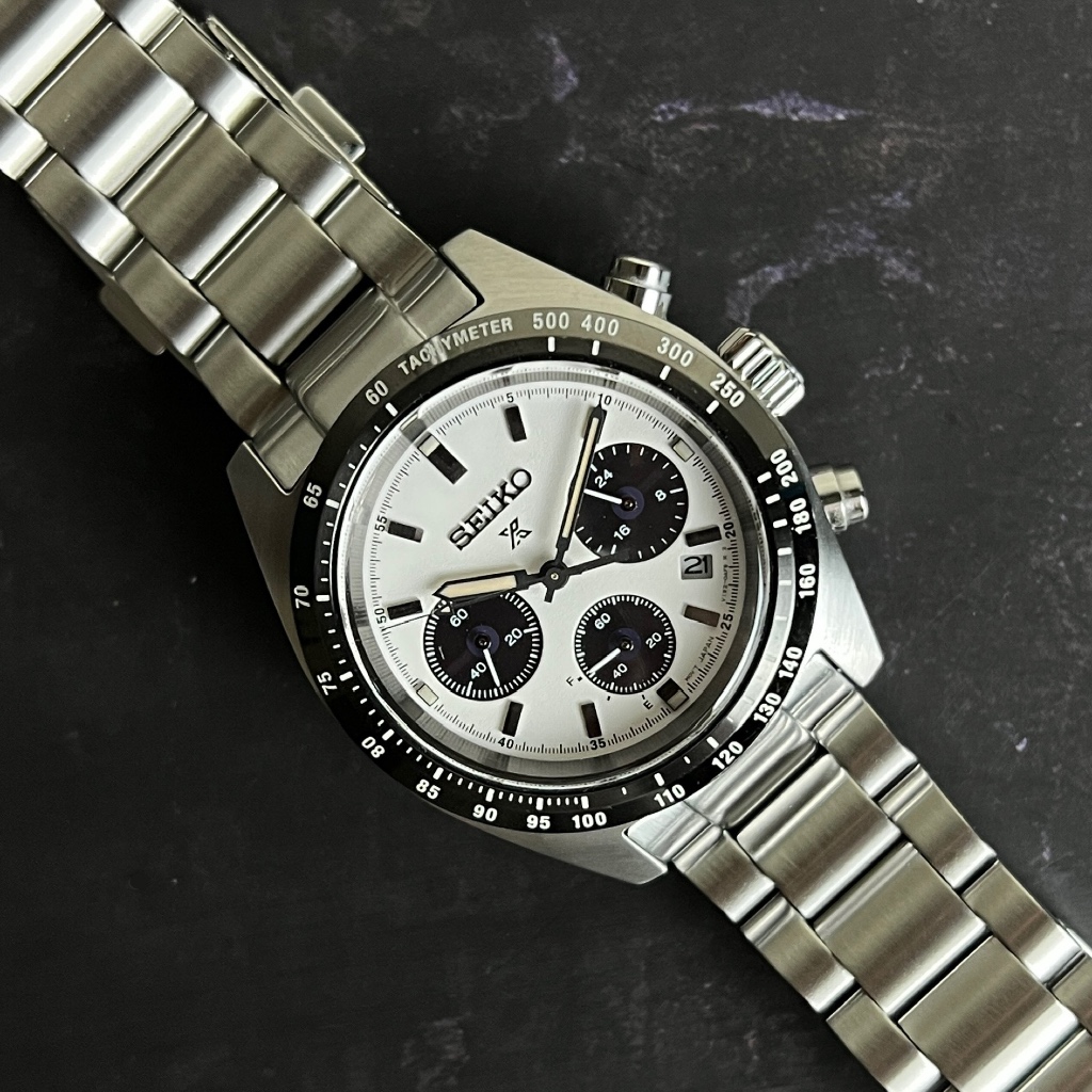 Jual SEIKO Prospex Solar Chronograph Speedtimer Panda Daytona Seitona ...