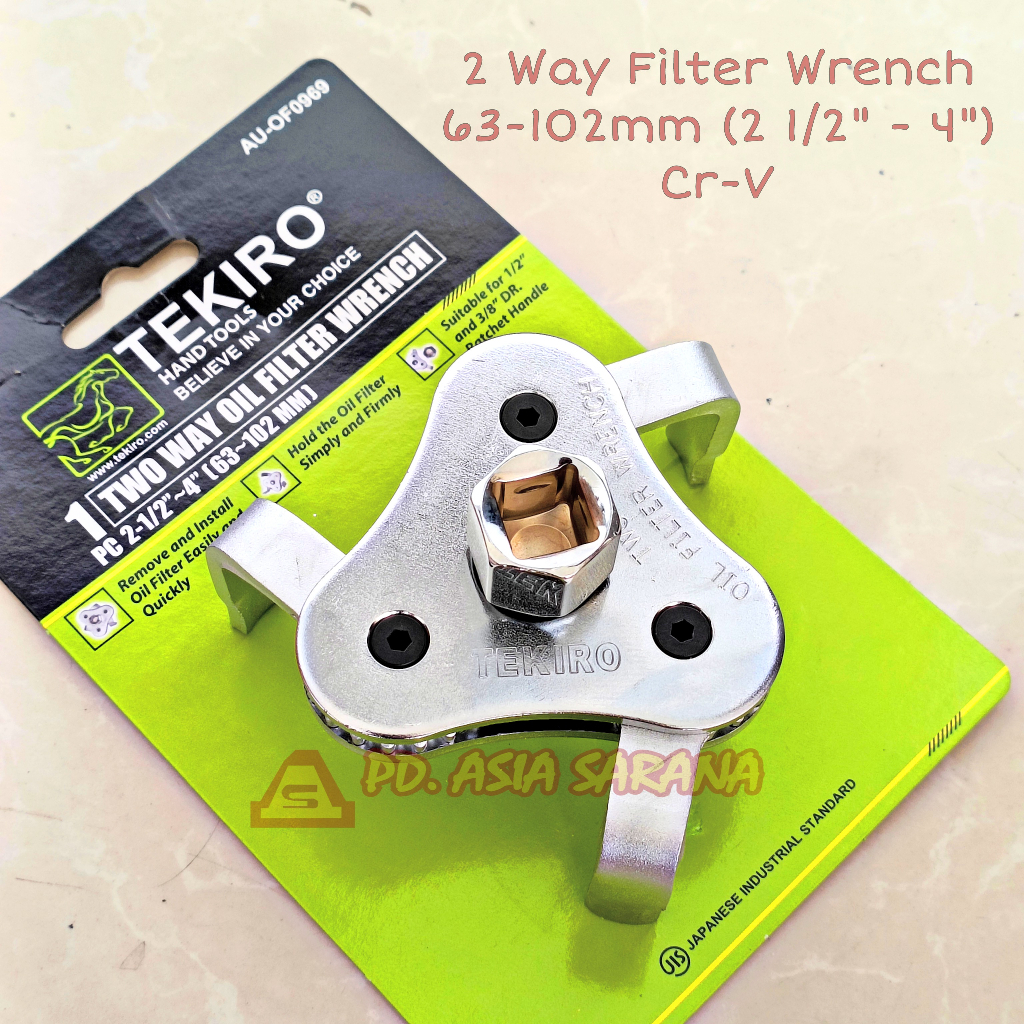 Jual KUALITAS TEKIRO Kunci Filter Oli Tekiro 2 arah Two Way Oil Filter ...