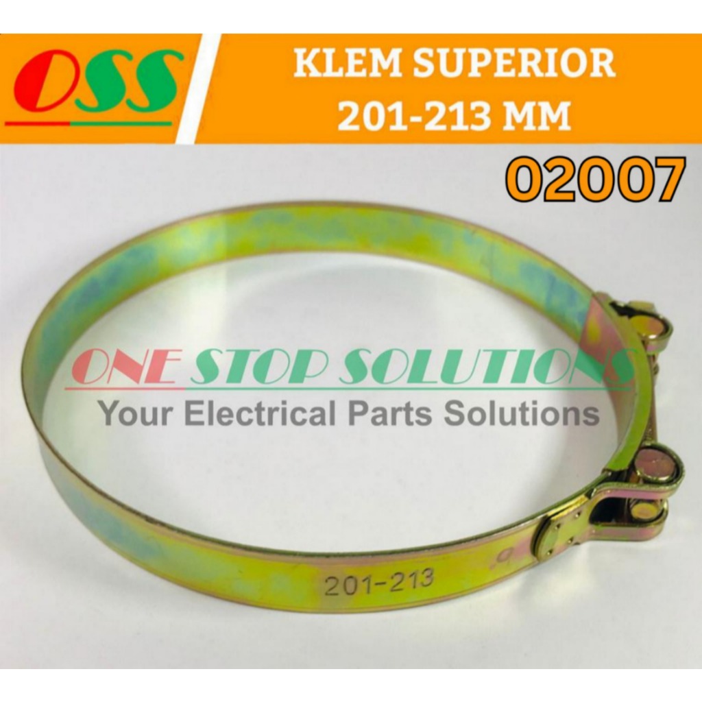 Jual KLEM SUPERIOR ATAU CLAMP SUPERIOR ATAU HEAVY DUTY HOSE CLAMP 201 ...