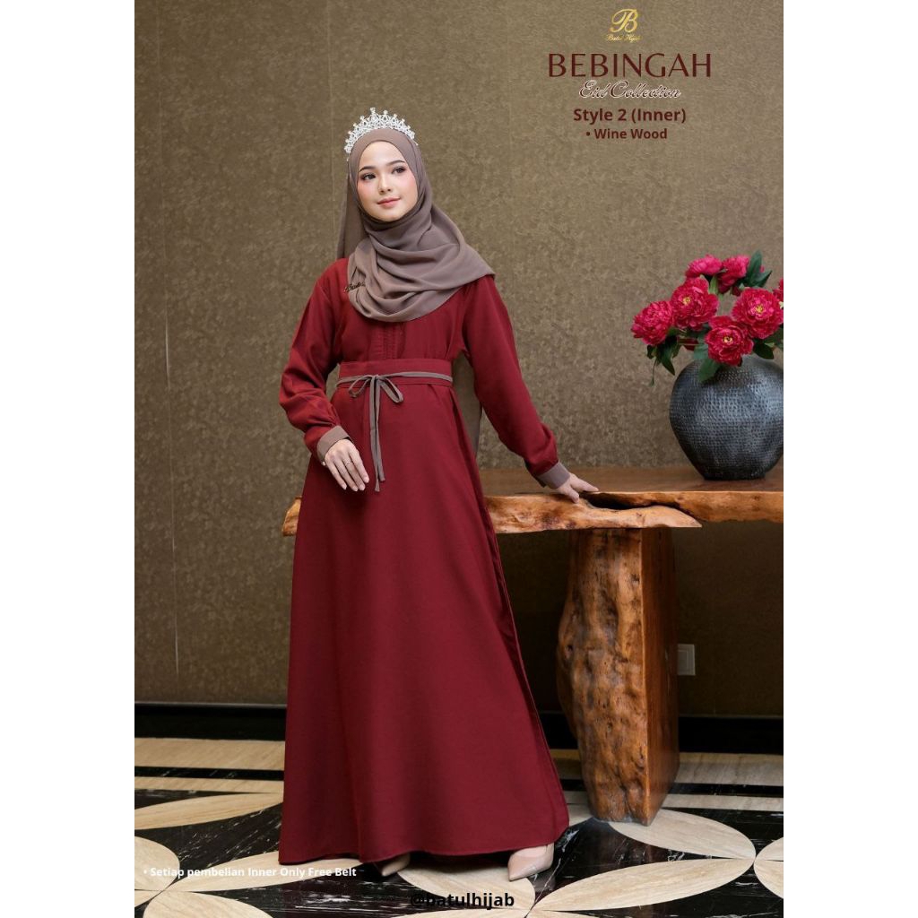 Jual Batul Hijab Bebingah Dress/Dress simpel/fashion muslimah/Gamis ...