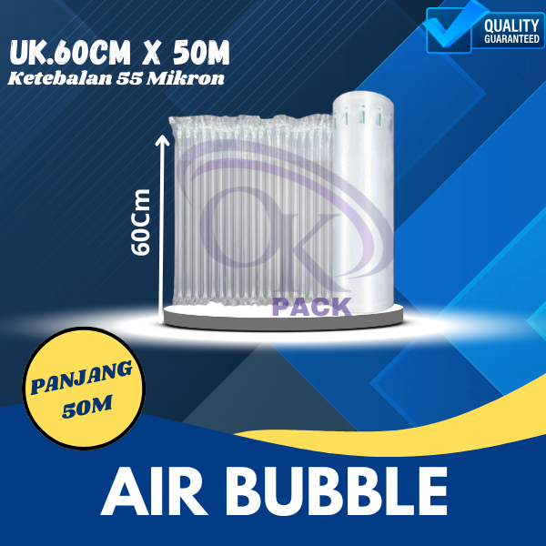 Jual INFLATABLE AIR BUBBLE 60cm X 50m Cushion Wrap Fo-Air / Bubble Wrap ...