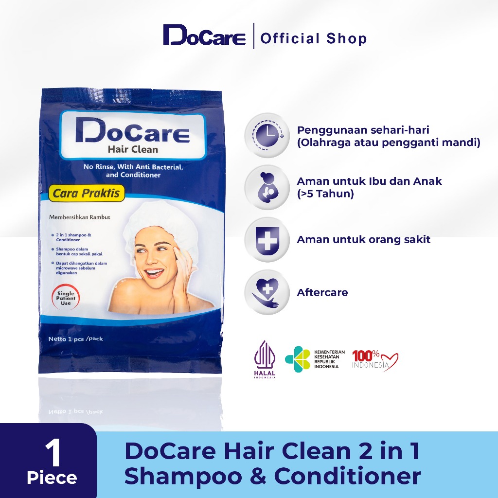Jual DoCare Hair Clean 2 in 1 Shampo & Conditioner / Dry Shampoo ...
