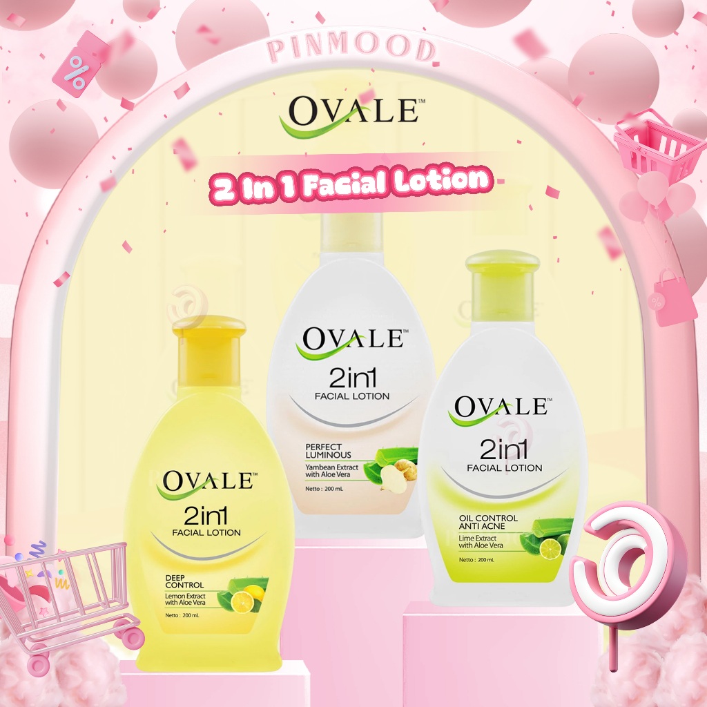 Jual OVALE - 2 IN 1 FACIAL LOTION ( 200 ml ) - Pembersih Wajah Yambean ...