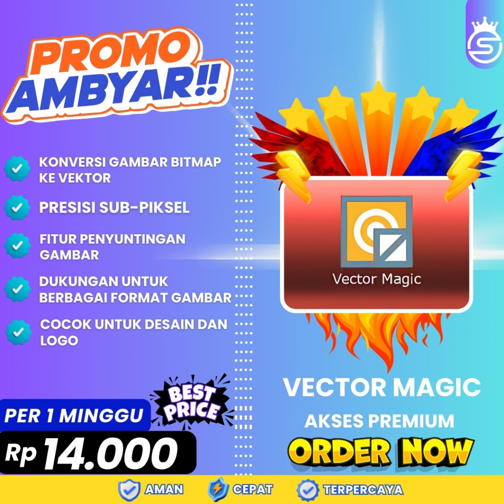 Jual VECTOR MAGIC : AI untuk ubah gambar raster (JPG, PNG, BMP, GIF ...
