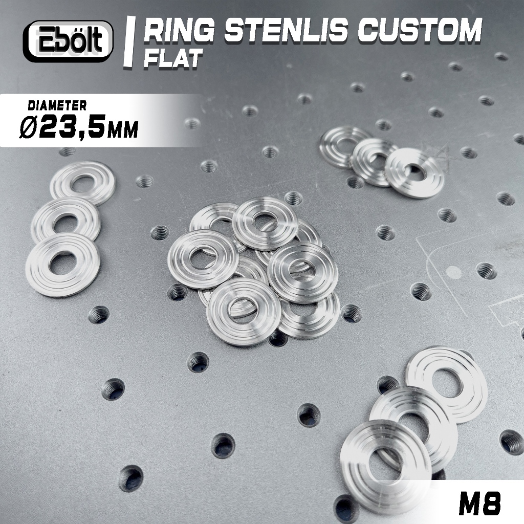 Jual RING STENLIS CUSTOM UKURAN M8 RING STAINLESS | Shopee Indonesia