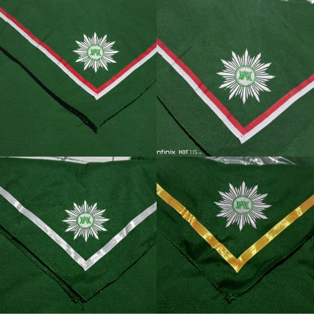 Jual hasduk HW Hizbul Wathan 20biji pita merah putih / lainnya -+115cm ...