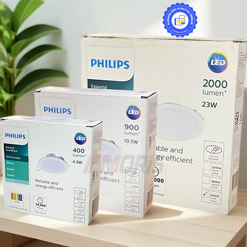 Jual PHILIPS Lampu Downlight Plafon LED 23w 14w Inbow Downlight Panel 8 ...