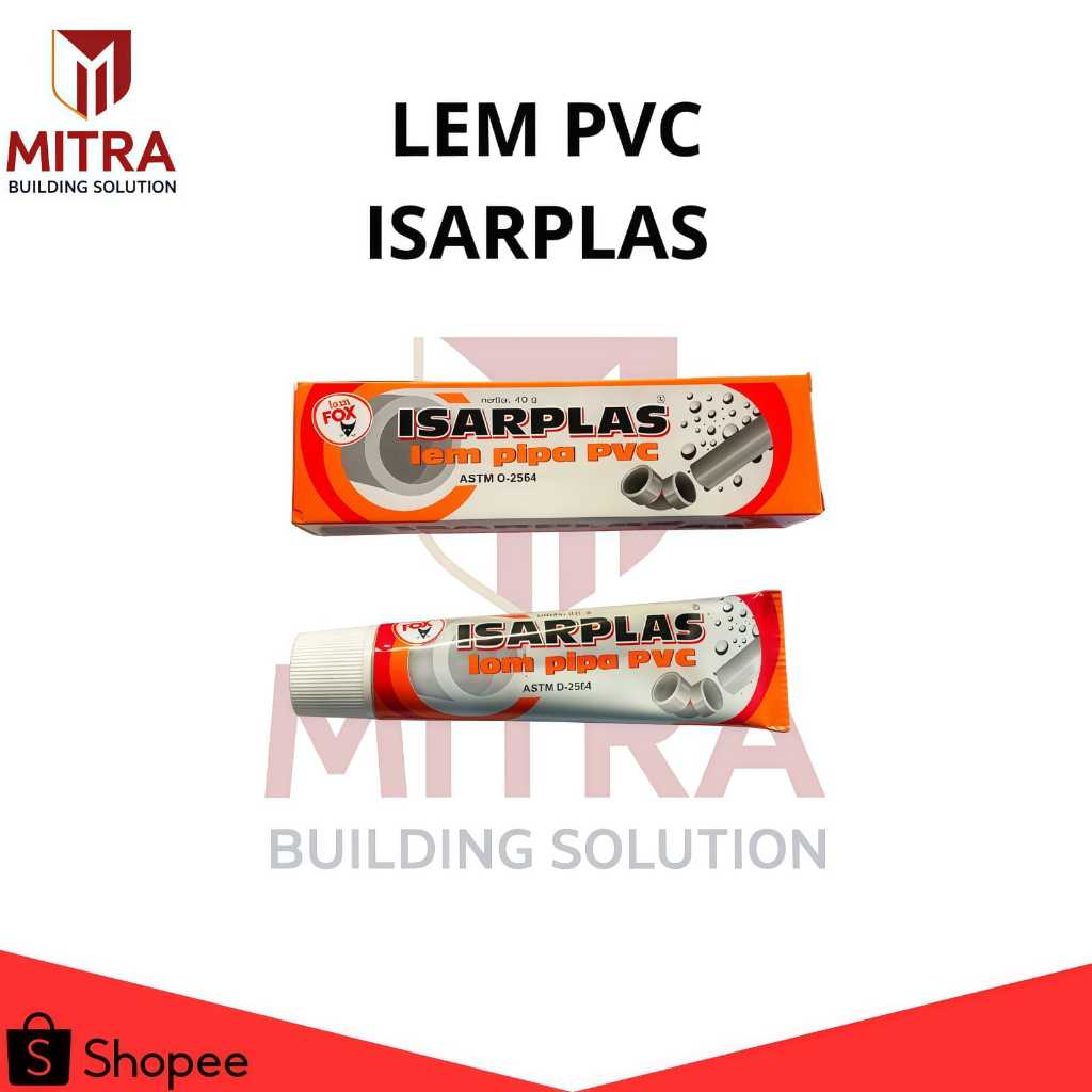 Jual Lem Pipa Pvc Isarplas 40 G Lem Fitting PVC Untuk Pipa Lem Pipa Odol | Shopee Indonesia