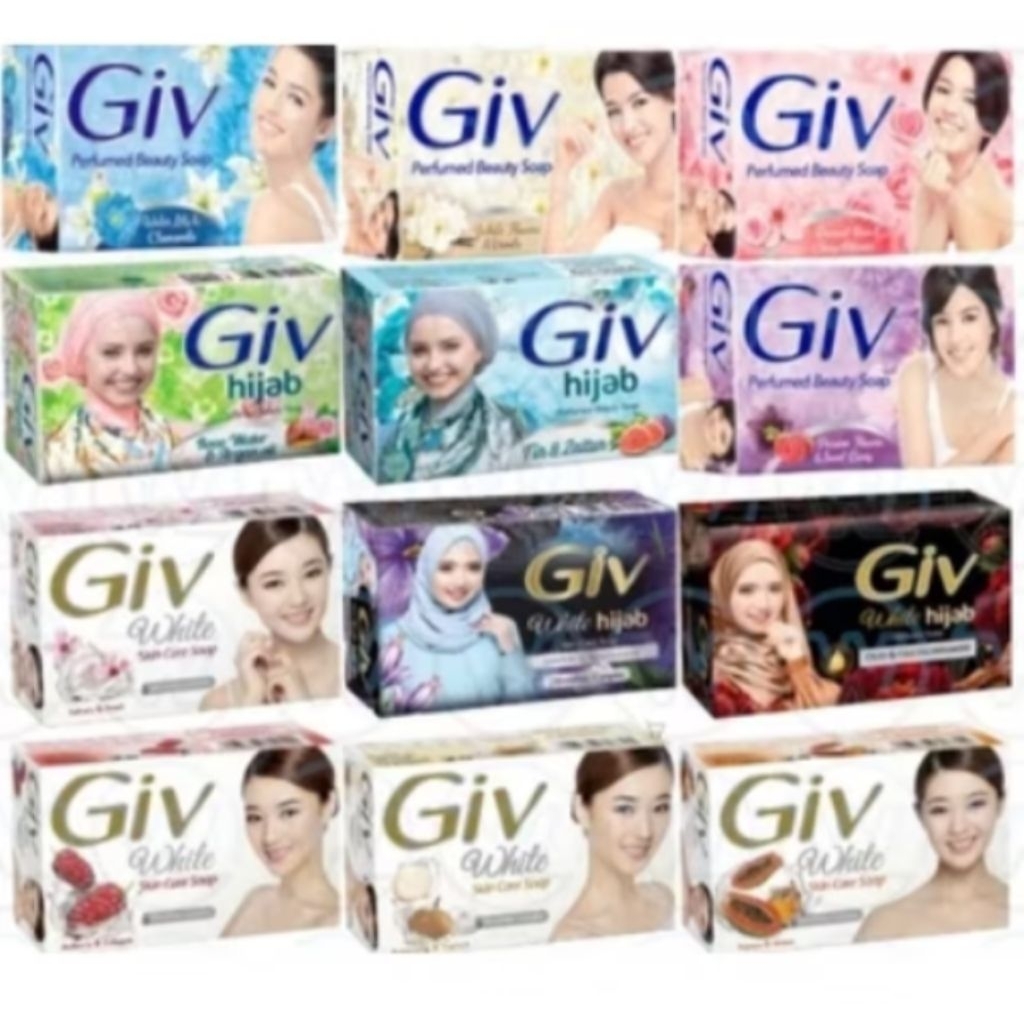 Jual GIV SABUN MANDI BATANG 72 GRAM /GIV WHITE SKINCARE SOAP/GIV ...