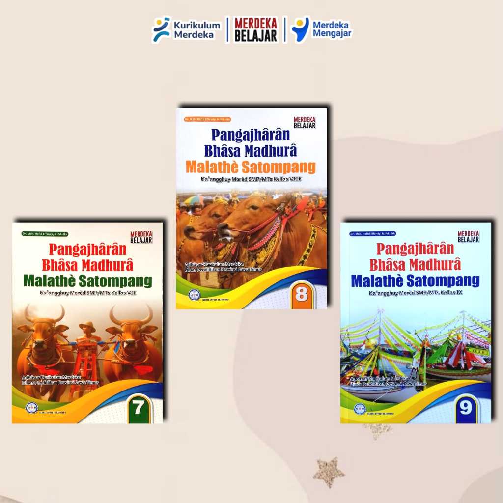 Jual Buku Siswa Pendamping MALATHE' SATOMPANG BAHASA MADURA, Kelas 7,8,9 SMP Kurikulum Merdeka ...