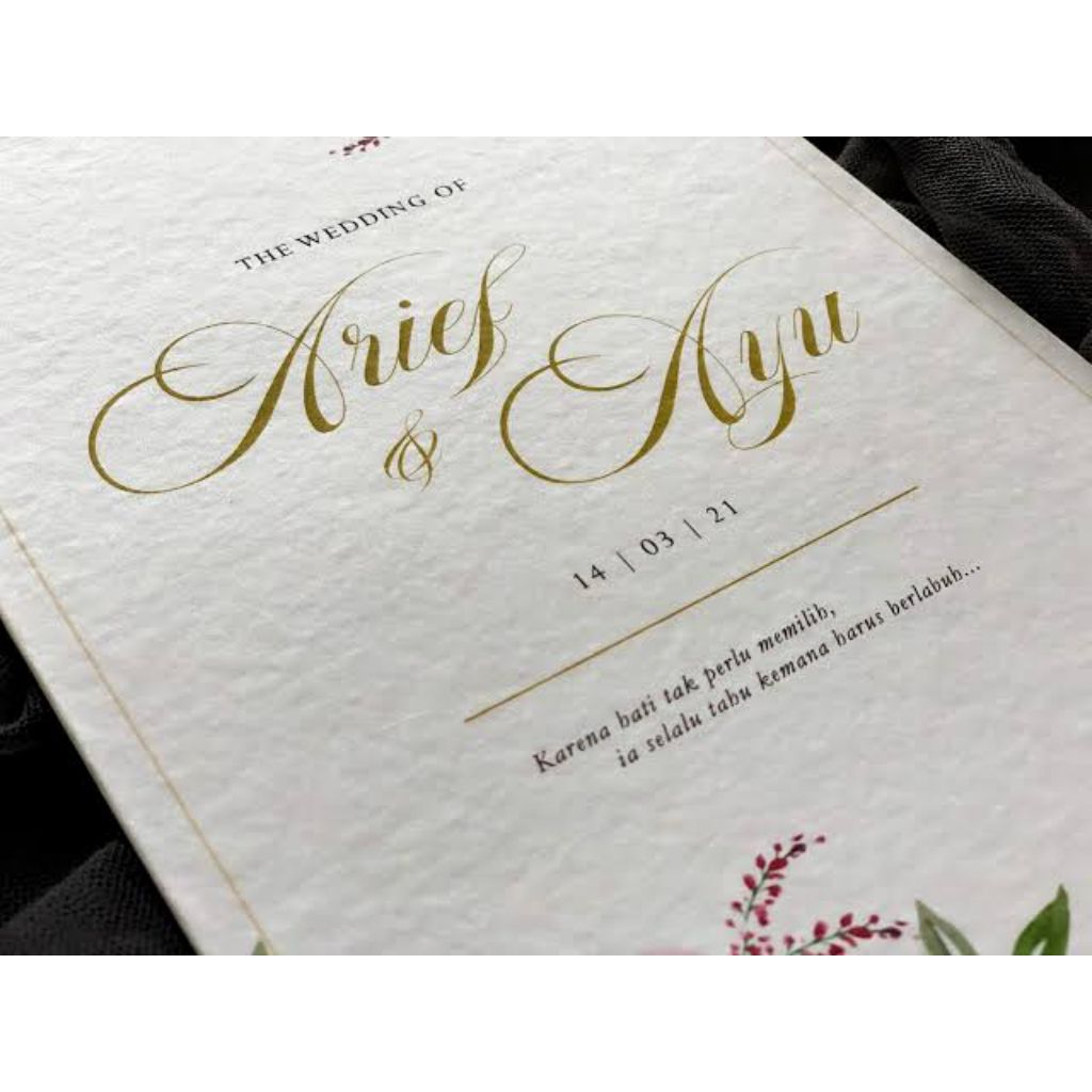 Jual undangan pernikahan | undangan hardcover | undangan pernikahan ...