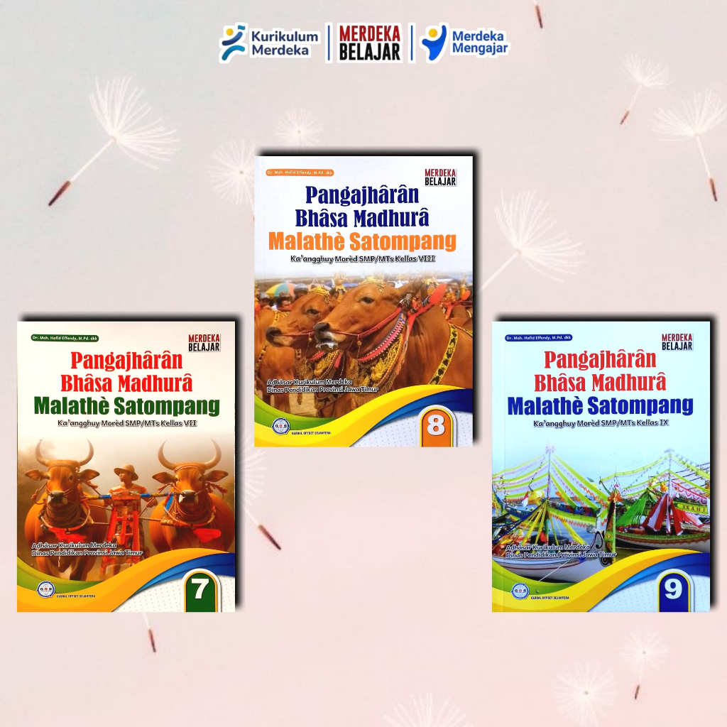 Jual Buku Siswa Pendamping MALATHE' SATOMPANG BAHASA MADURA, Kelas 7,8,9 SMP Kurikulum Merdeka ...