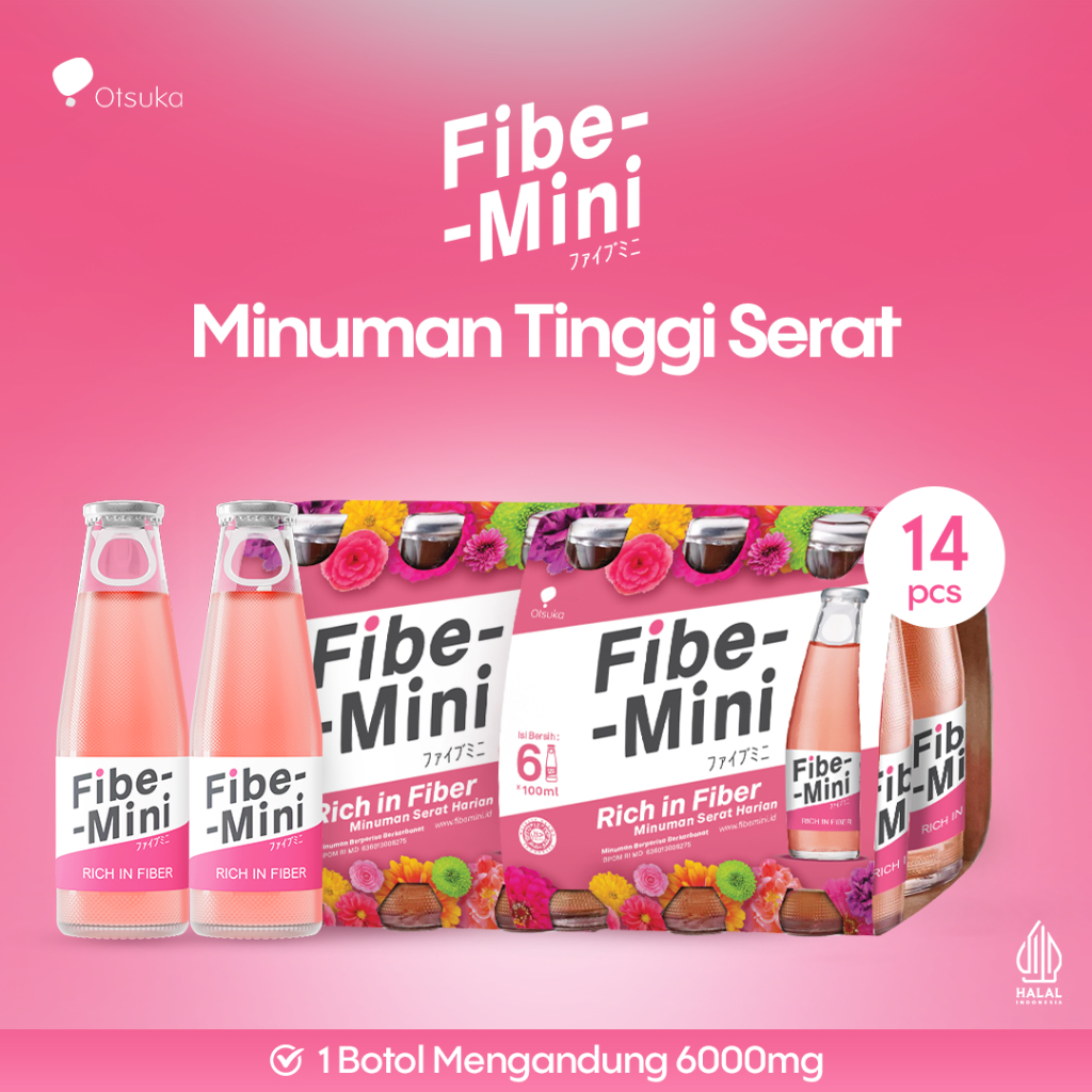 Jual Fibe-Mini 100ml - 14 Botol | Shopee Indonesia