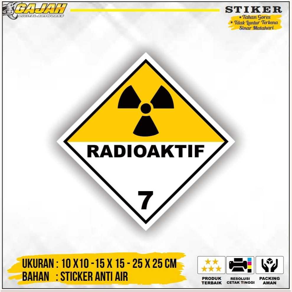 Jual Stiker Sign / Rambu Label B3 Radioaktif | Shopee Indonesia