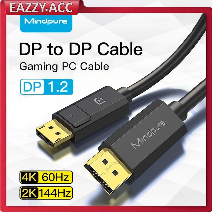 Jual Kabel DP to DP | Kabel Display Port Mindpure DP001 4K 1.5M ...