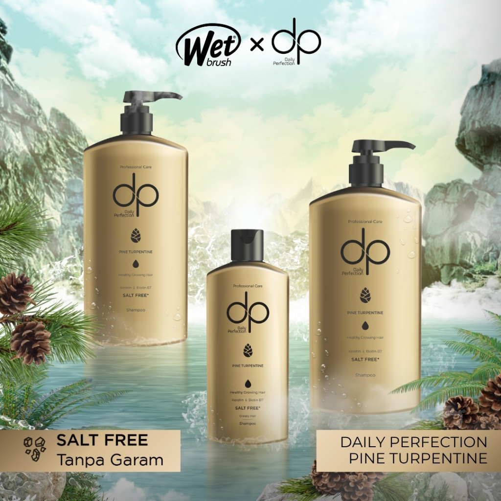 Jual DP Daily Perfection Shampoo Pine Turpentine Healthy Growing - Salt ...