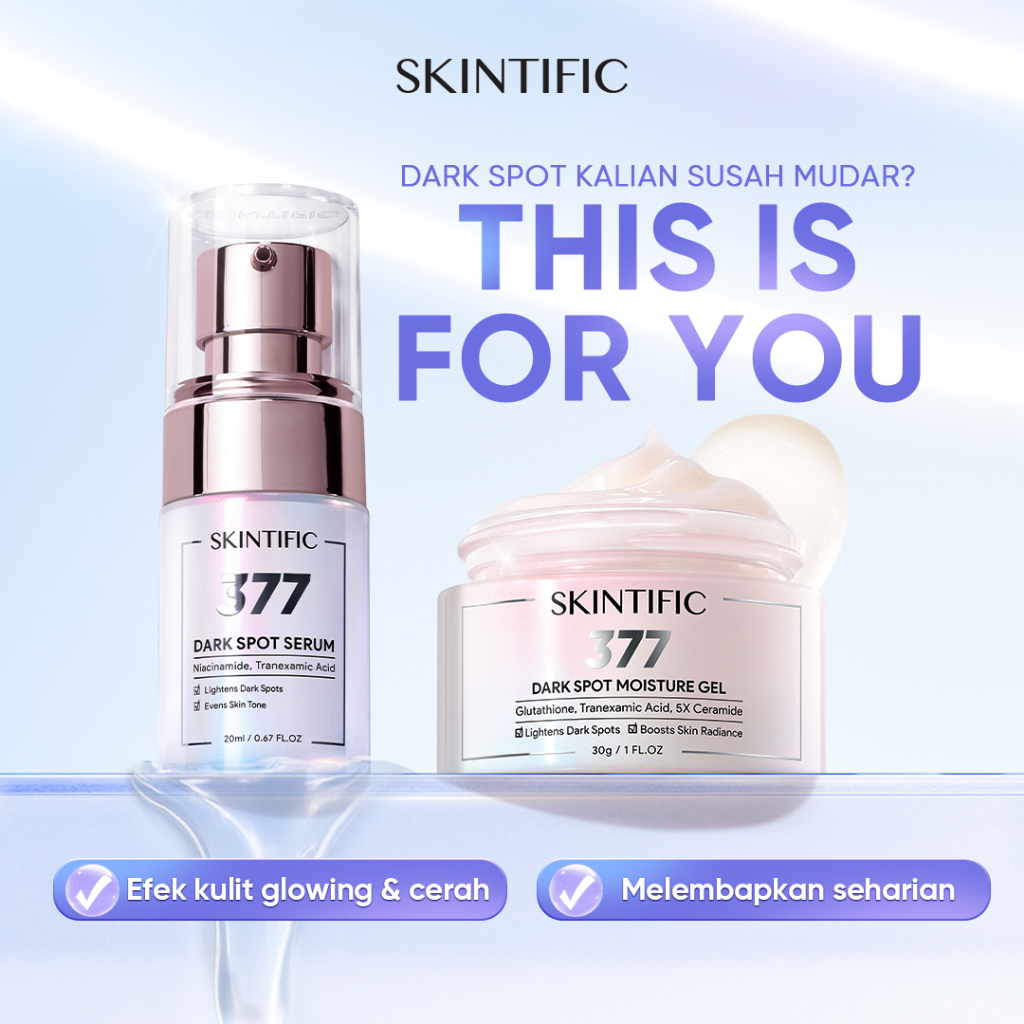 Jual [Official Outlets] SKINTIFIC - 2PCS 377 Dark Spot Set | 14 Hari ...