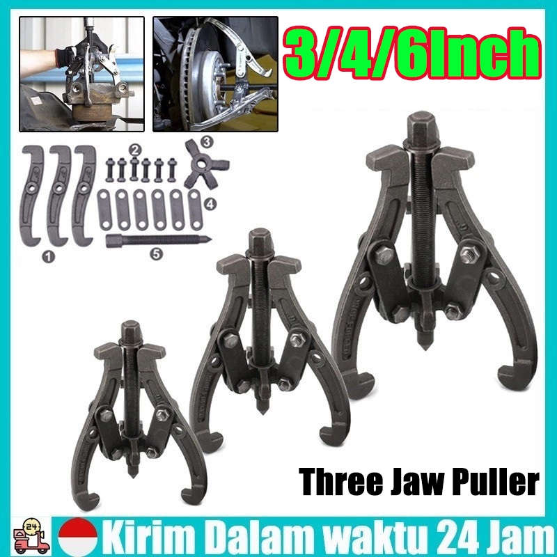 Jual 【Stok Tersedia】Three Jaw Puller Alat Pencabut Bearing Leher Treker ...