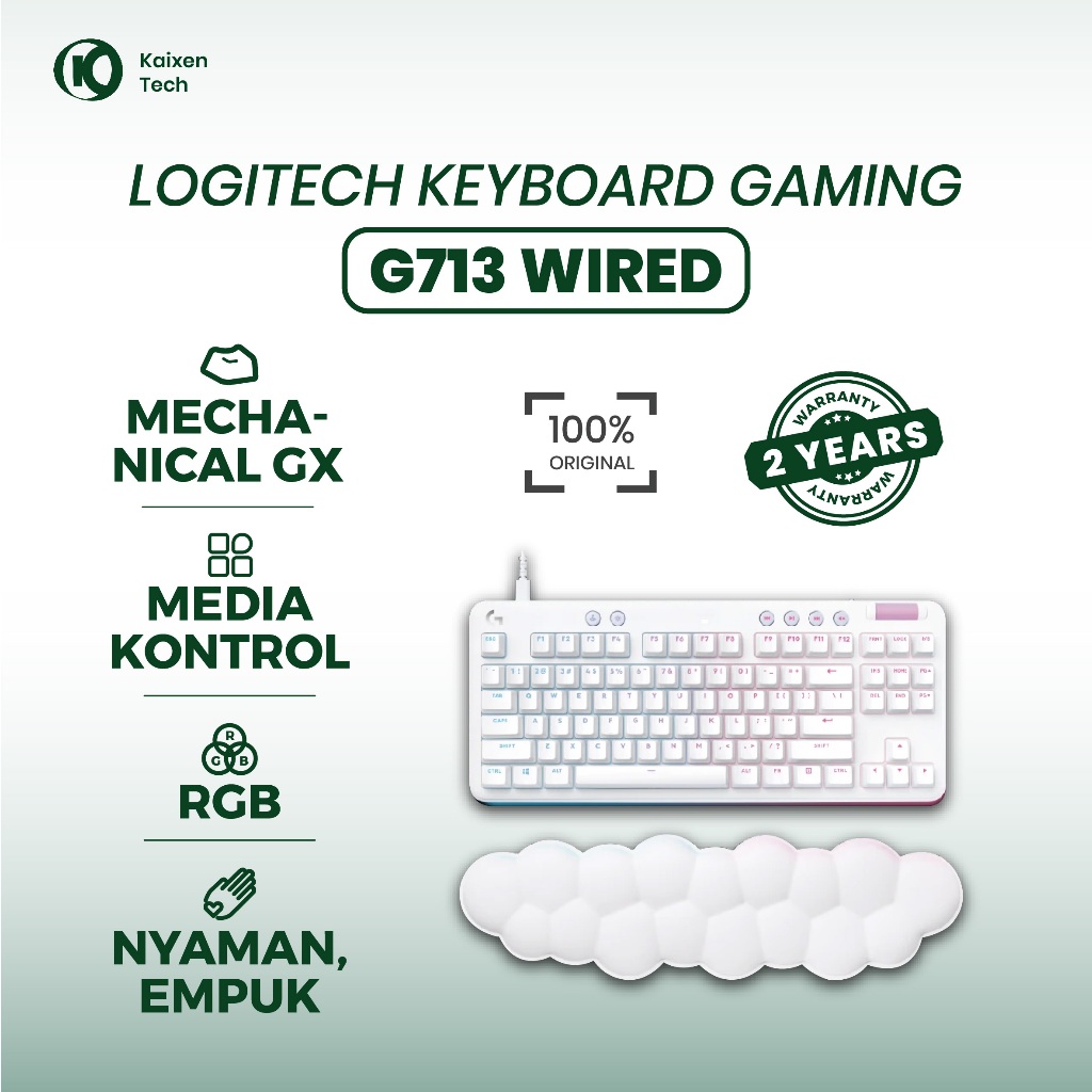 Jual Keyboard Logitech Gaming G713 - Keyboard Gaming Mekanikal TKL ...