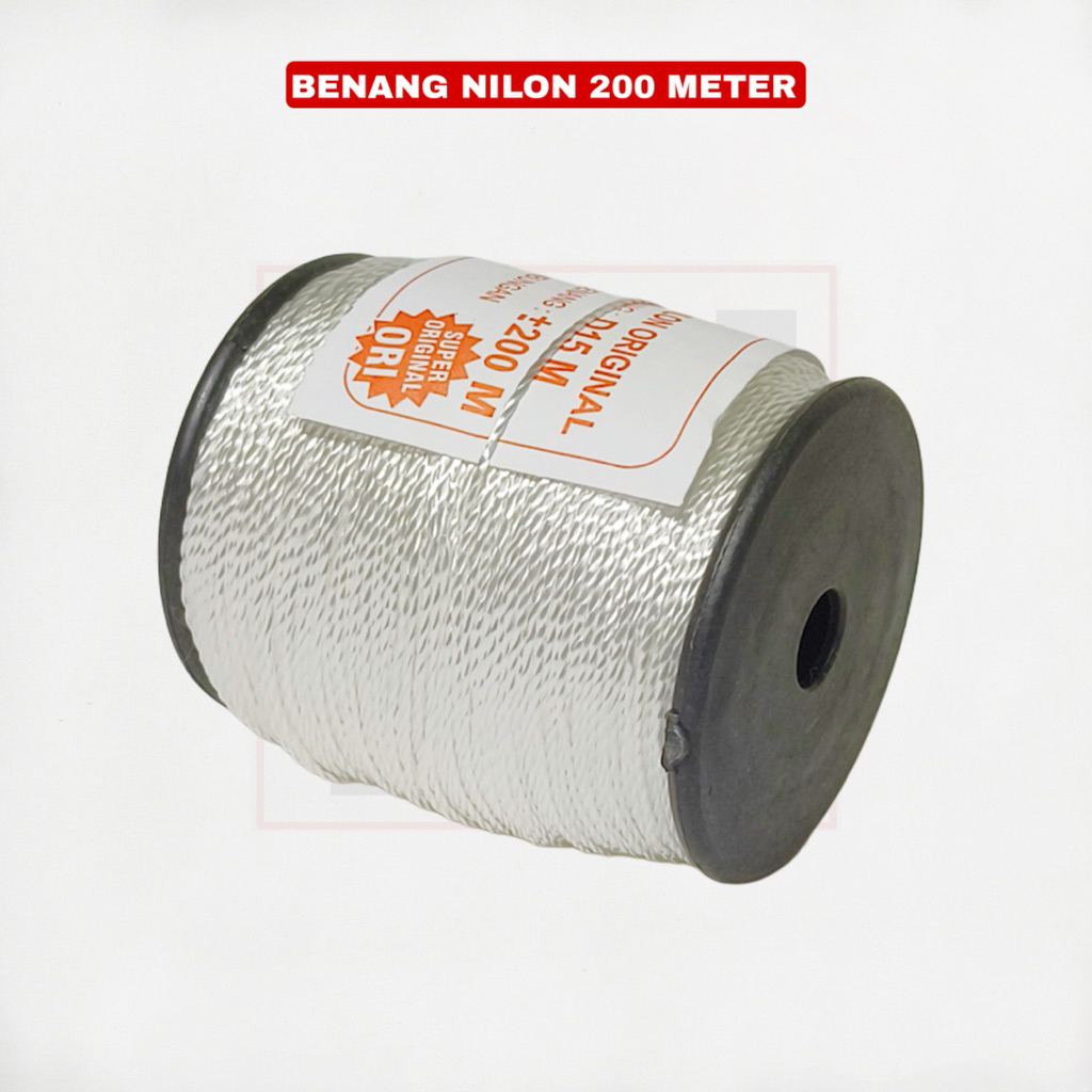Jual Benang Nilon 200 Meter Benang Bangunan Nylon Proyek | Shopee Indonesia