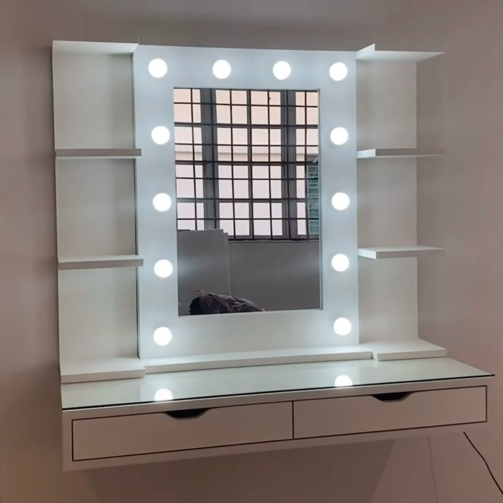 Jual Meja Make up Meja Rias Minimalis Murah Aesthetic | Shopee Indonesia