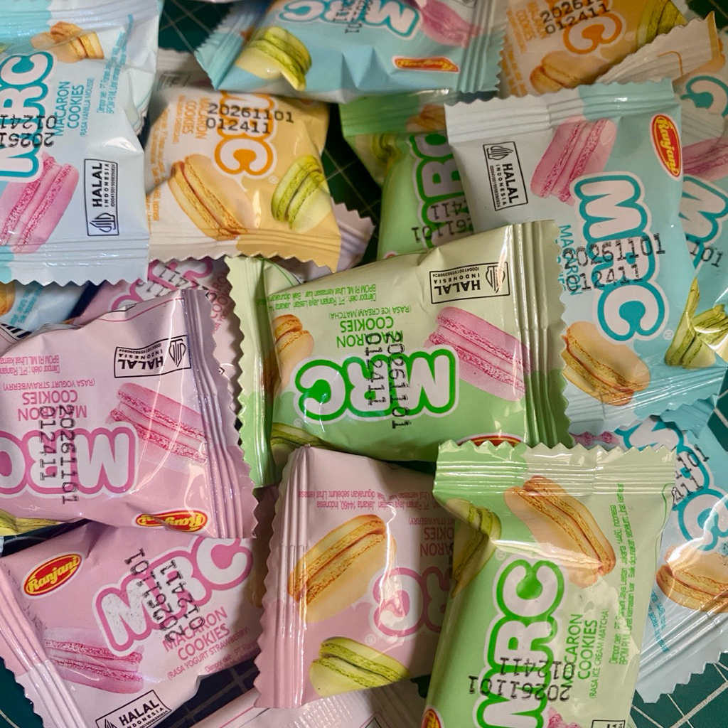 Jual Jajan Snack Import Ecer MRC Macaroon Sandwich Biskuit Snack PER ...