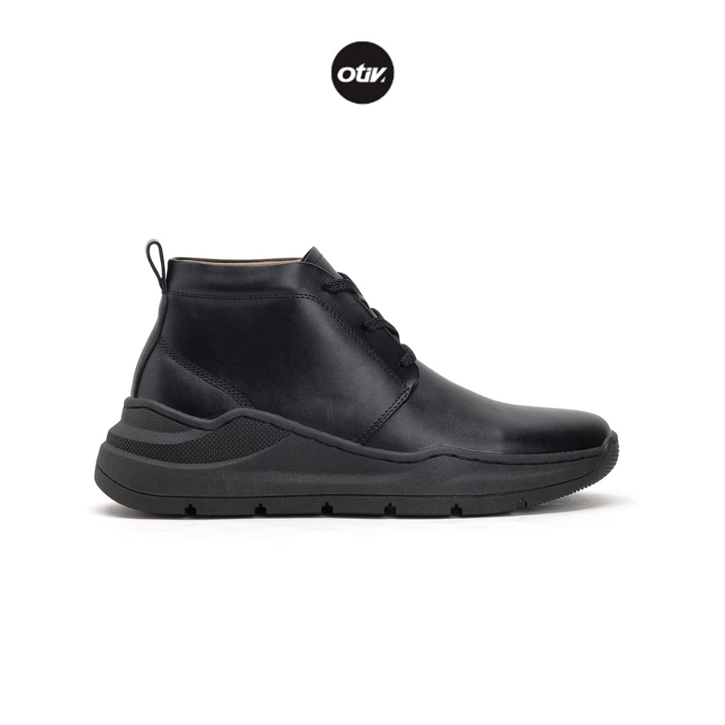 Jual Otiv Leicester Black - Sepatu Boots Kulit Pria Untuk Kerja Kuliah ...