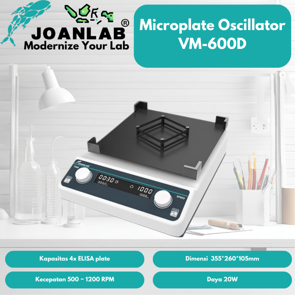Jual JOANLAB Microplate Oscillator ELISA Plate Deep Tissue Culture VM ...