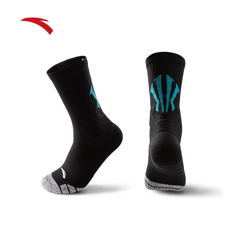 Jual ANTA Unisex Basketball Sports Socks Terry Stockings 1925B1391 ...