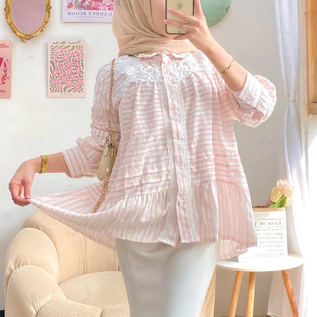 Jual Maydee Maudy Blouse Series Wanita Muslim | Shopee Indonesia