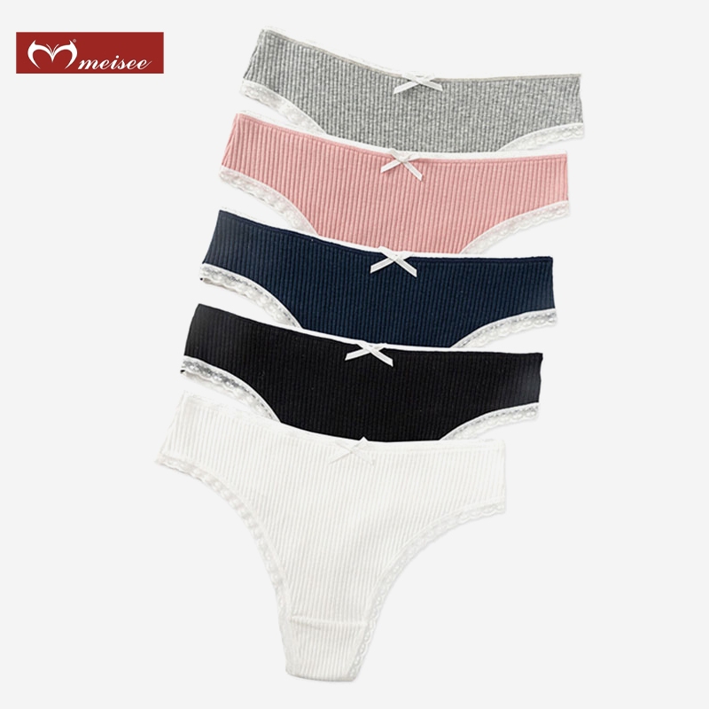 Jual MEISEE Celana Dalam Wanita Katun Pinggang Wanita Hipster Lembut S ...