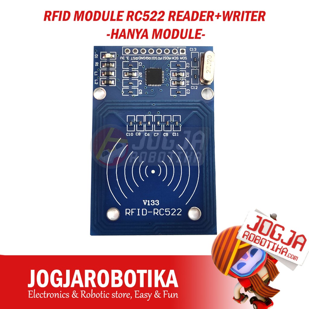 Jual RFID MODULE RC522 READER+WRITER - HANYA MODULE | Shopee Indonesia