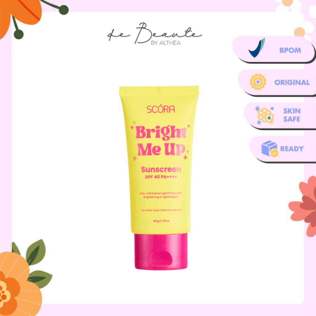 Jual Scora Bright Me Up Sunscreen 40gr | Shopee Indonesia
