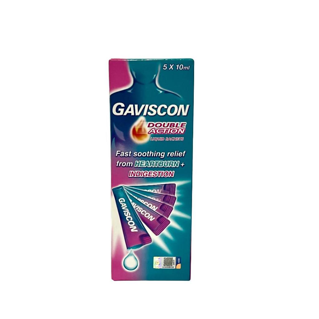 Jual Obat Pereda Maag Gaviscon Double Action Sachet 5x10ml | Shopee ...