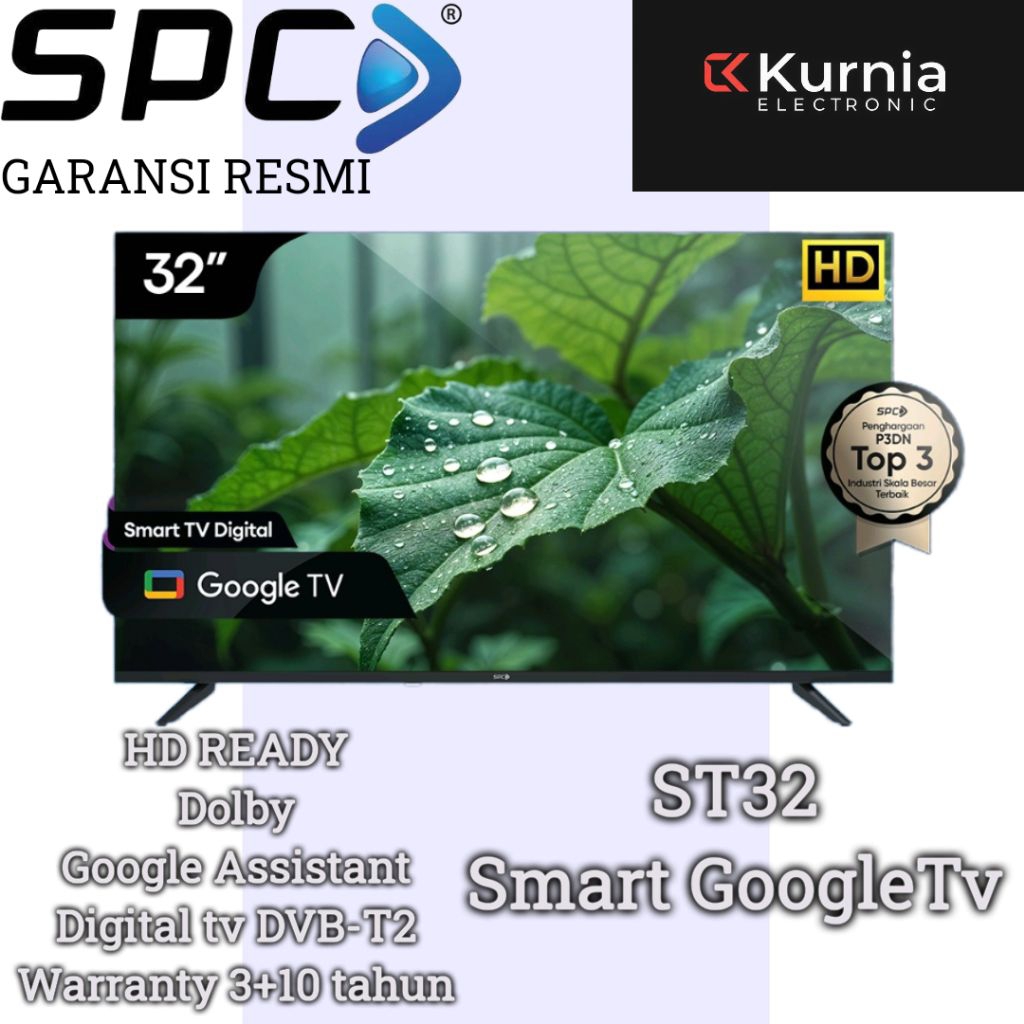 Jual SPC ST32 HD Smart GOOGLE TV 32 inch | Shopee Indonesia