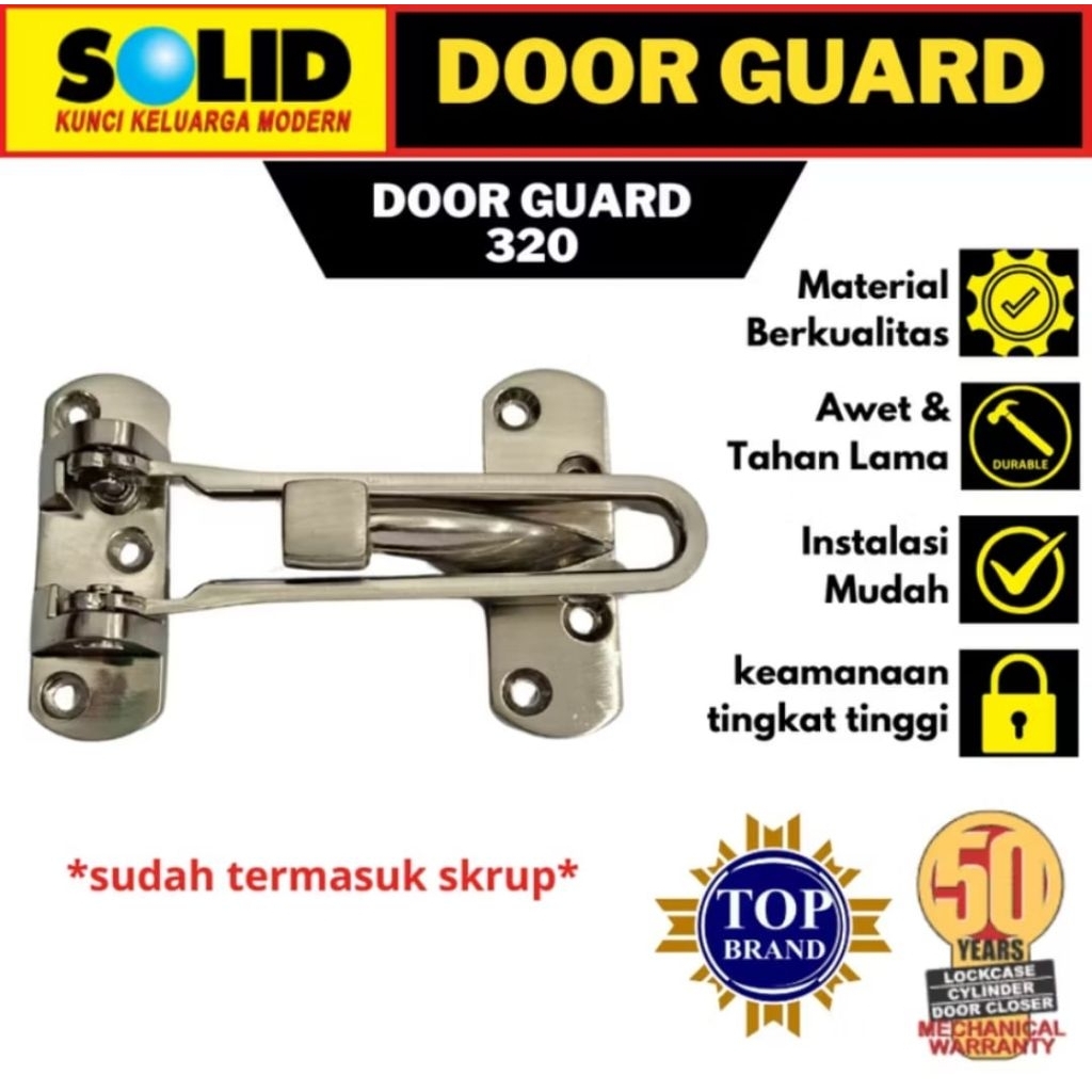 Jual SOLID DOOR GUARD 320 PENAHAN PINTU SOLID PENGAMAN PINTU RUMAH SOLID | Shopee Indonesia