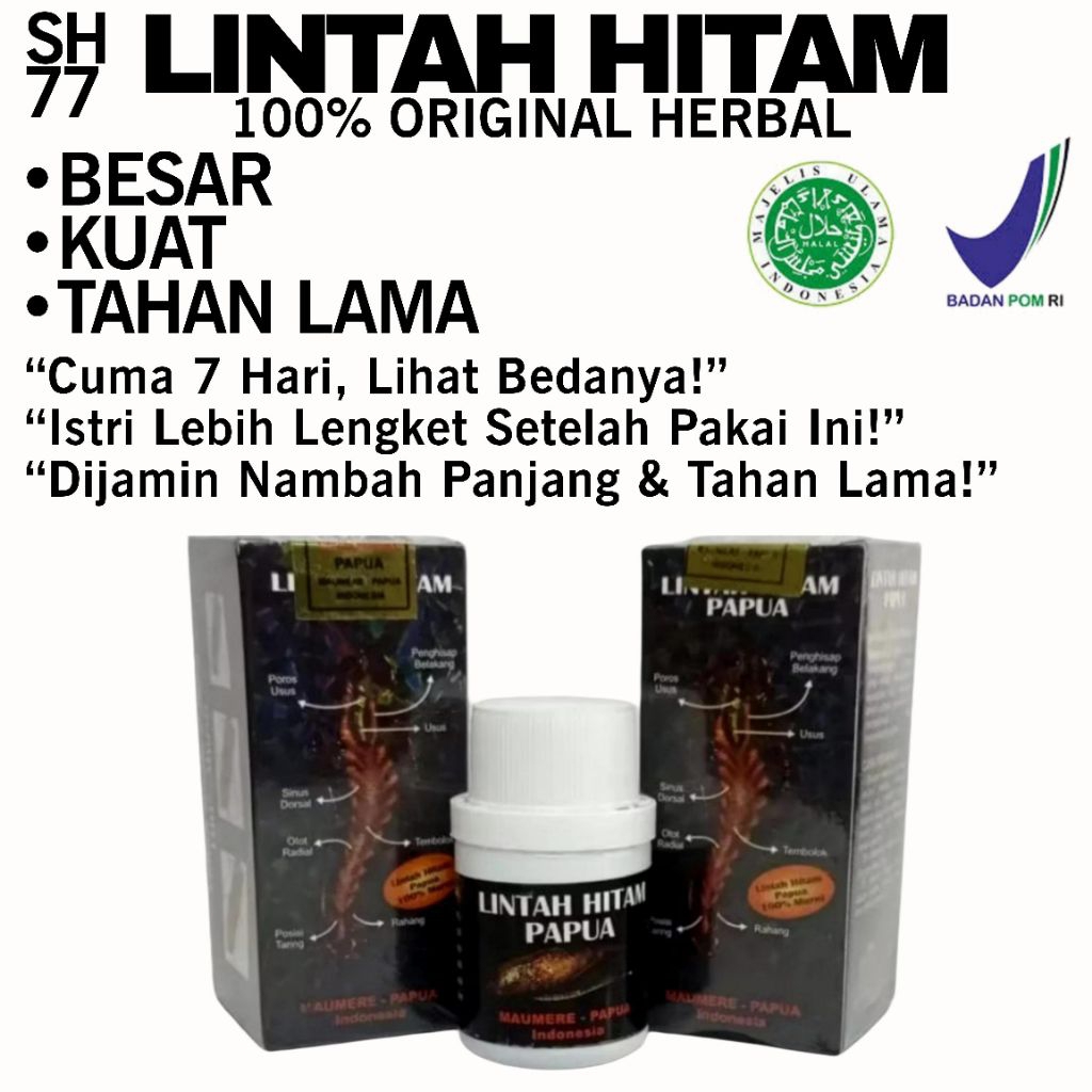 Jual minyak lintah hitam papua asli 100% original minyak pembesar kelamin pria | Shopee Indonesia
