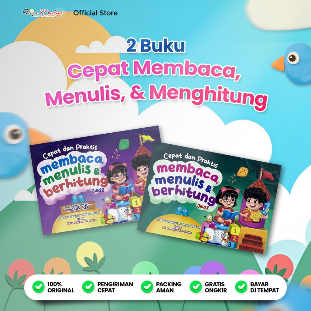 Jual Buku Metode Cepat & Praktis Calistung (Baca Tulis Hitung) Isi 2 ...