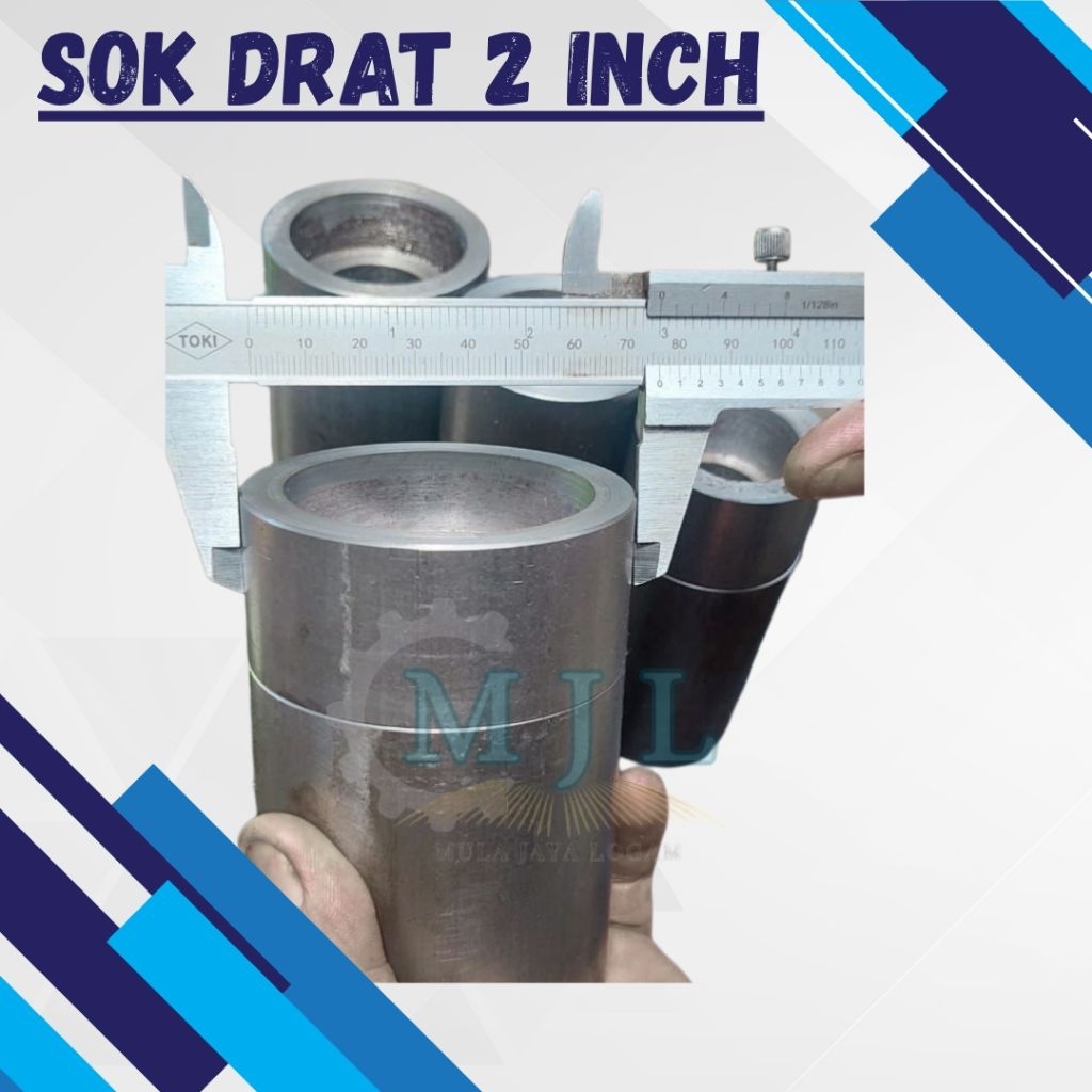 Jual Sokdrat 2 Inch Socket Luar Dalam // Sok drat Penyambung Pipa Mesin ...